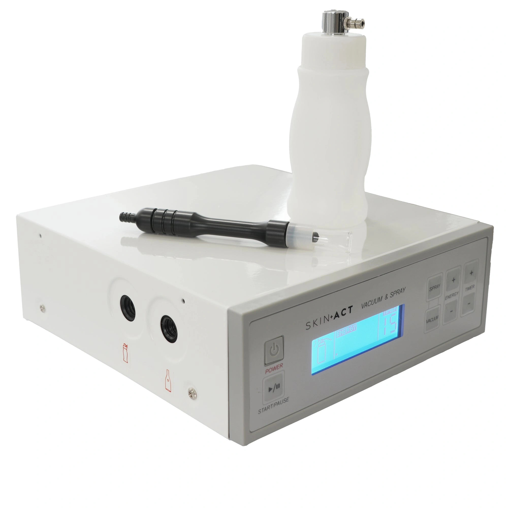 SkinAct Vacuum and Spray Skin Care Unit - Dual-Action Facial Vacuum ...