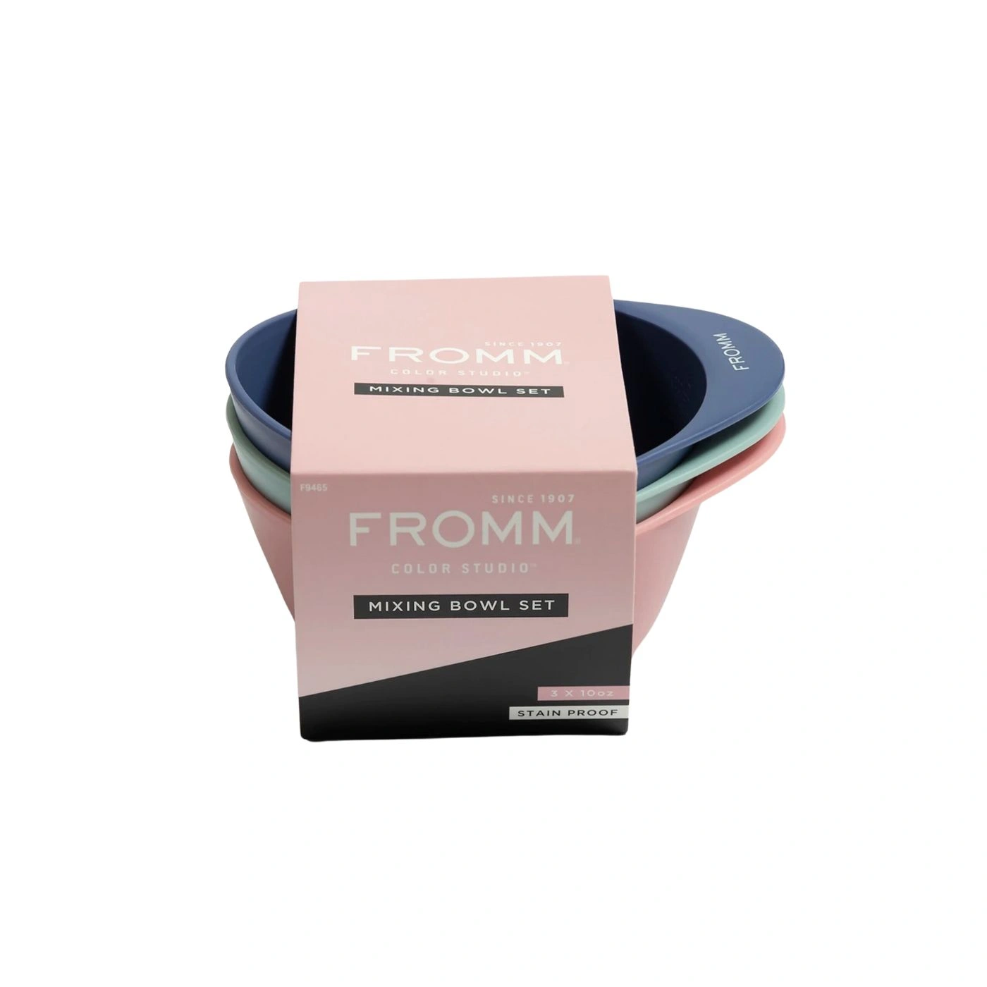 Fromm F9465 Small Mixing Bowl Set, 10 oz, 3-Pack, Matte Stain-Proof