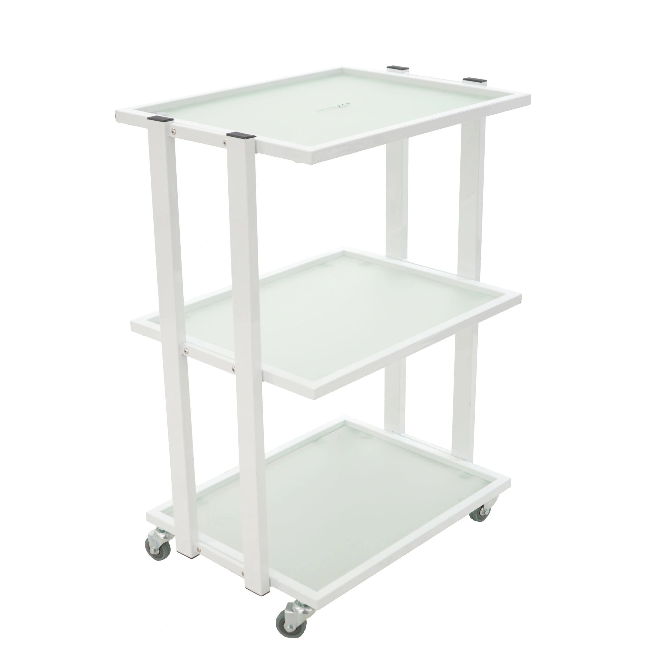 Glass Cart with 3 shelves